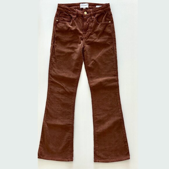 Frame Denim | Jeans | Frame Le Crop Mini Boot Butterscotch Brown ...